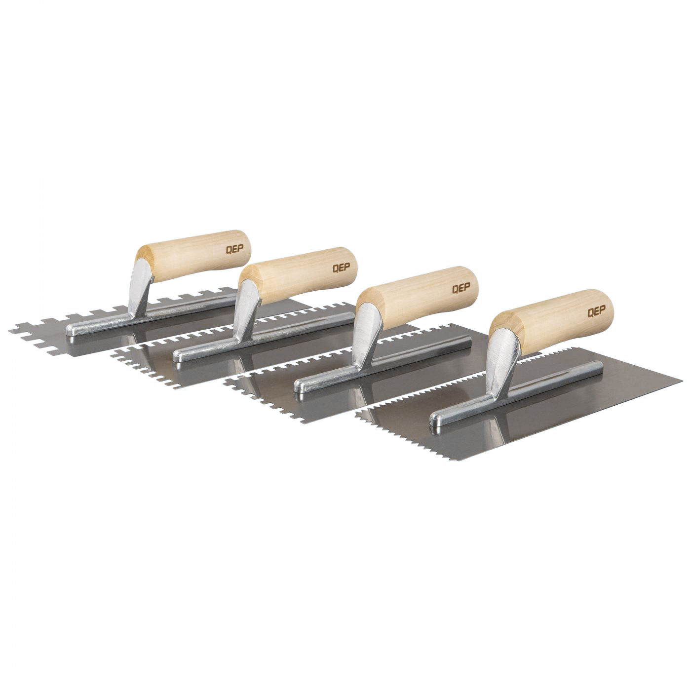 Wood Handle Notched Trowels - QEP