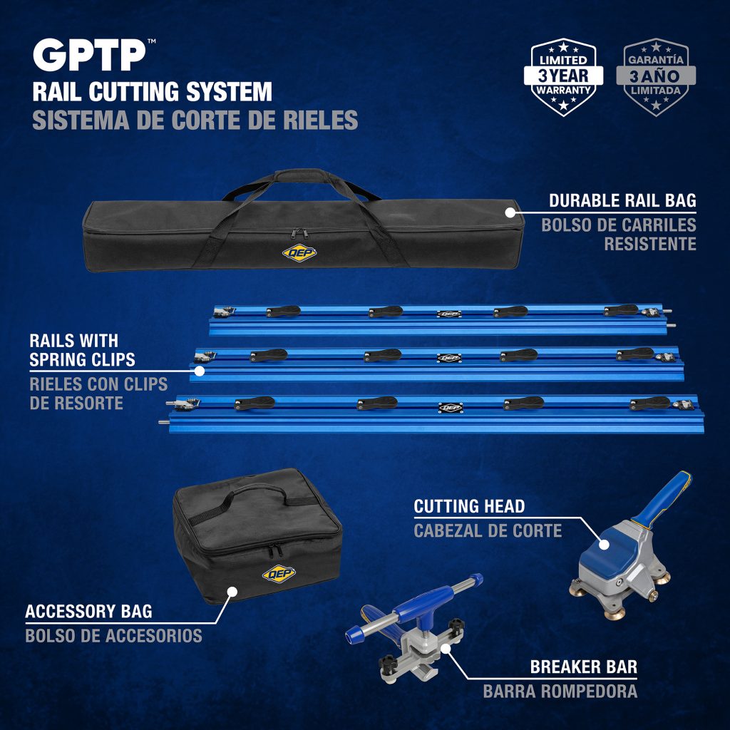 GPTP™ Rail Cutting System - 10' - QEP